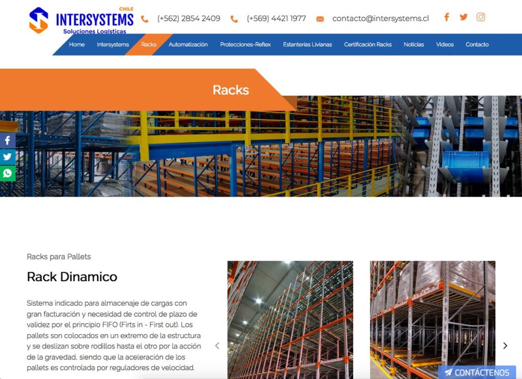 Racks Selectivos en Chile, solución para almacenamiento eficiente para ...